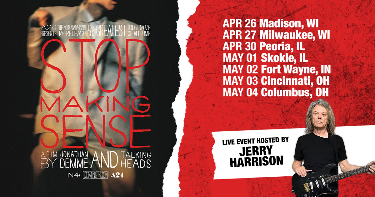 Stop Making Sense - Hosted by Jerry Harrison